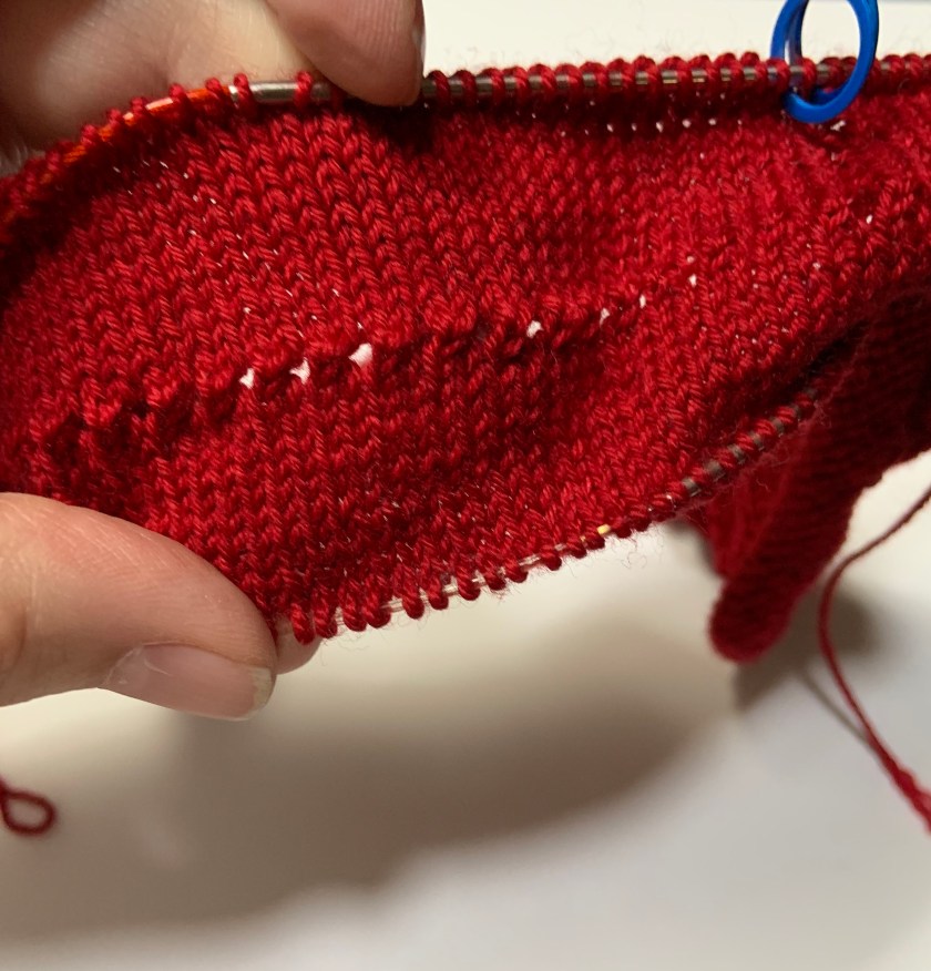 Knitted Picot Hem – Lizzie Knitzz