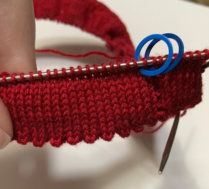 Knitted Picot Hem – Lizzie Knitzz