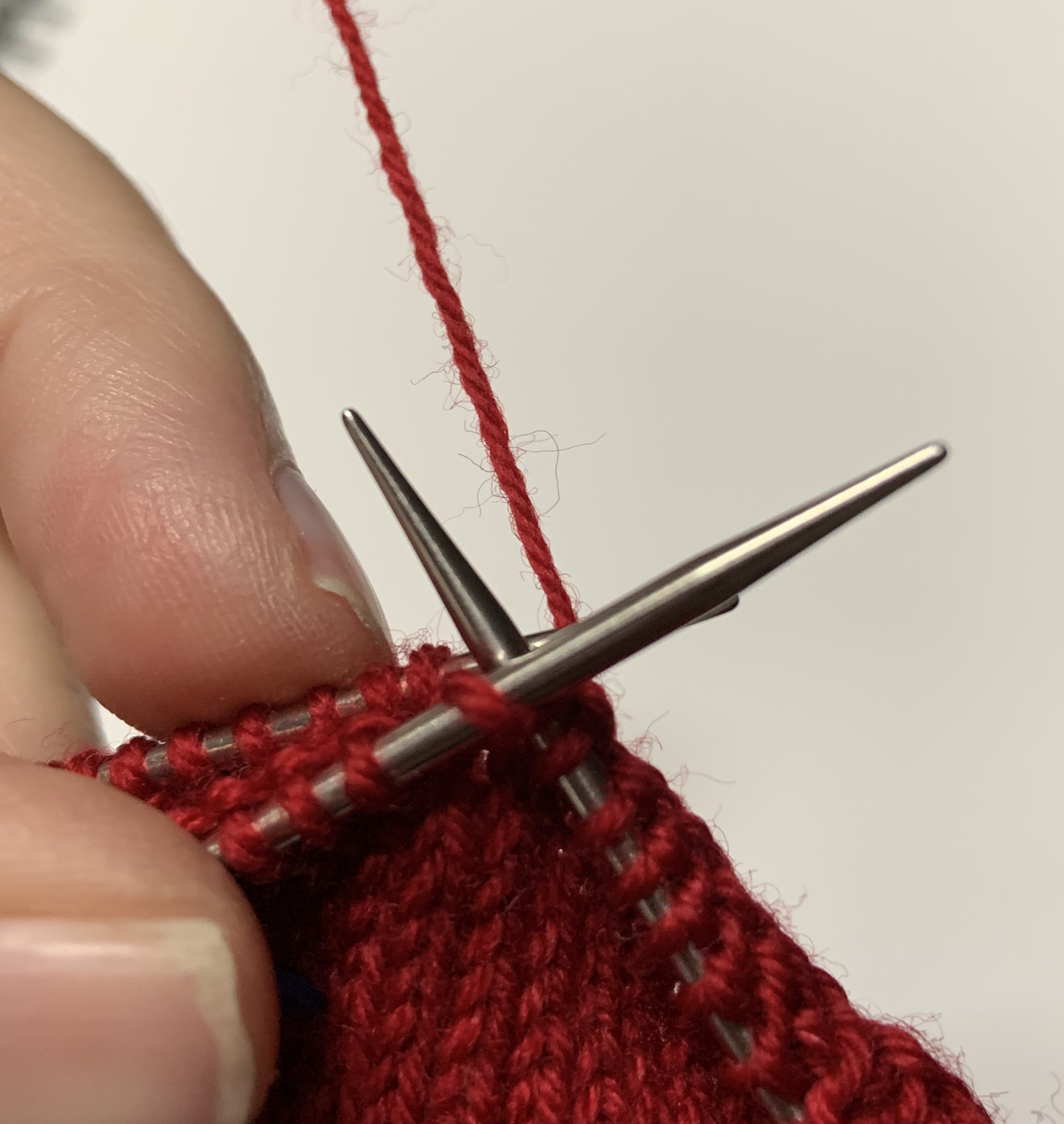 Knitted Picot Hem – Lizzie Knitzz